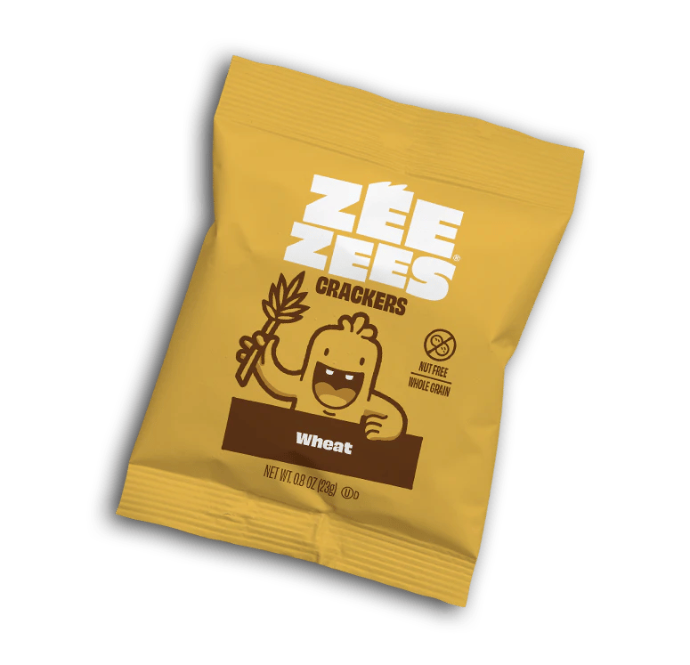 Zee Zees, Wheat Crackers, WG, I/W, 0.8oz